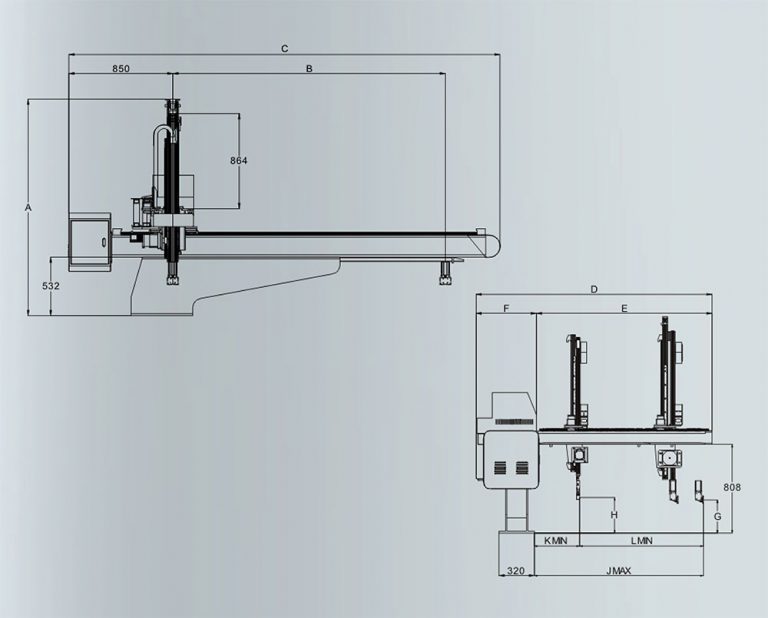 E series- Large Full Open Servo Horizontal Cross-Traveling Robot - CM ...